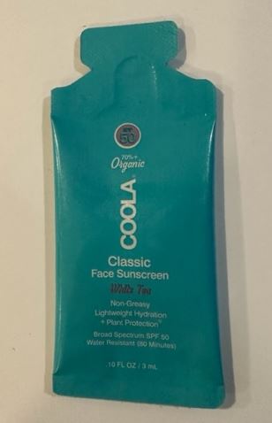 Coola Classic Face Sunscreen SPF50 White Tea Deluxe Sample – Gene Juarez Salons and Spas