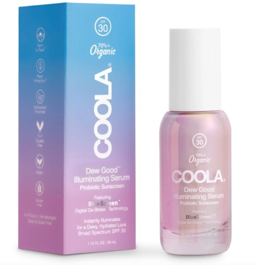 Coola Dew Good Illuminating Serum Probiotic Sunscreen SPF30 – Gene ...
